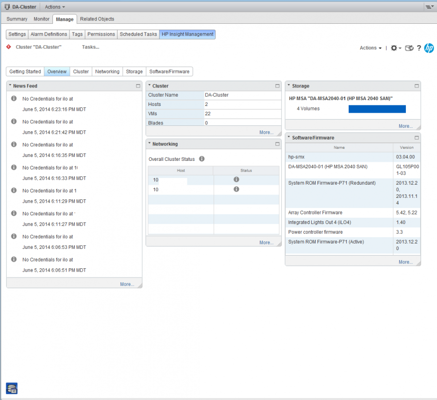 HP Insight Control for VMWare - The Tech Journal