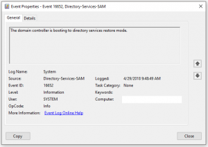 Microsoft Windows Server booting to Safe Mode and Directory Services ...