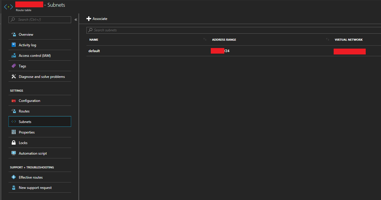 Sophos XG Azure Route Table Associate Subnet The Time I ve Wasted On 