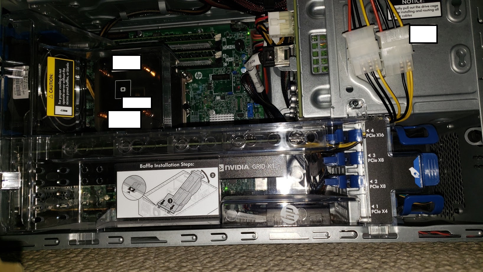 Nvidia GRID K1 in an HPE ML310e Gen8 v2 - The Tech Journal