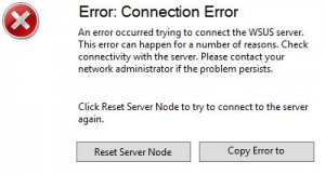 WSUS IIS Memory Issue - Error: Connection Error - The Tech Journal