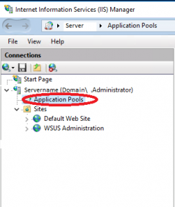 WSUS IIS Memory Issue - Error: Connection Error - The Tech Journal