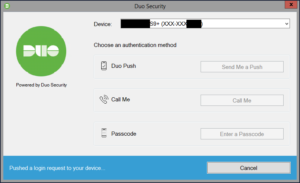Secure your IT systems with Duo Multi Factor Authentication (Duo MFA)