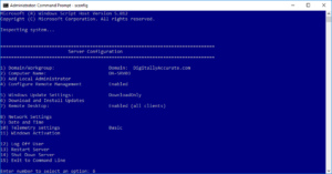Windows Server Windows Update using CLI (Command Prompt) and "sconfig ...