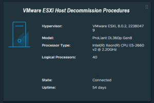 How to properly decommission a VMware ESXi Host - The Tech Journal